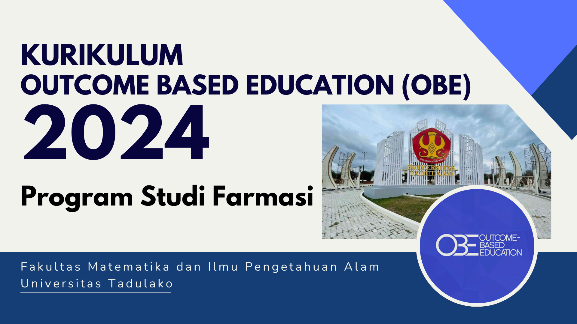 Kurikulum – Program Studi Farmasi FMIPA UNTAD